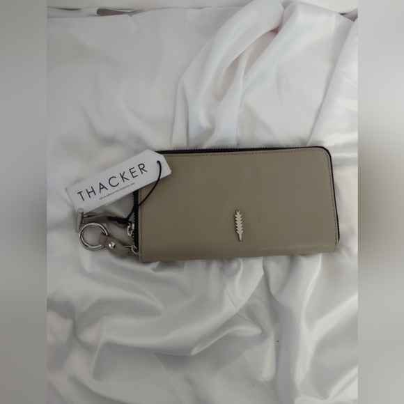 Thacker | Bags | Thacker Beige Wallet | Poshmark